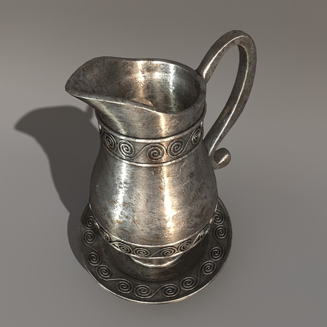3d Tin Pot Model