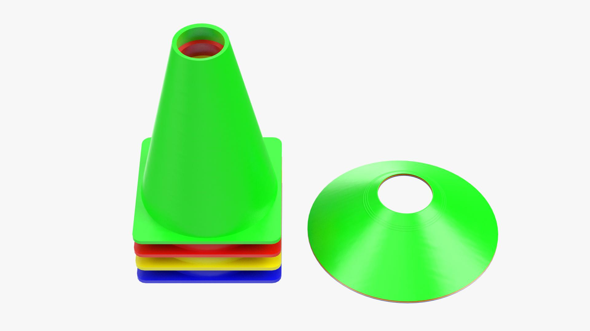 3D Soccer Cones Model - TurboSquid 2200141
