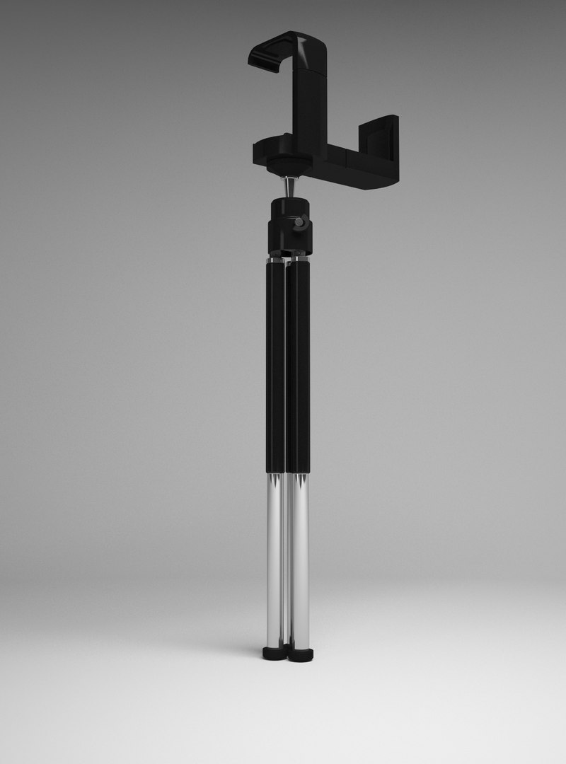 3d Mobile Phone Mini Tripod Model