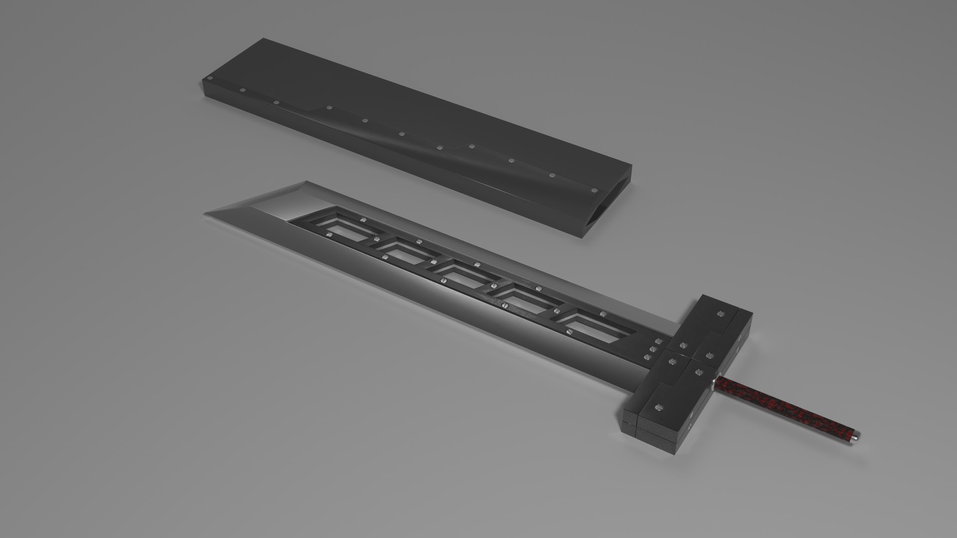 3D Model Final Fantasy Buster Sword - TurboSquid 1373970