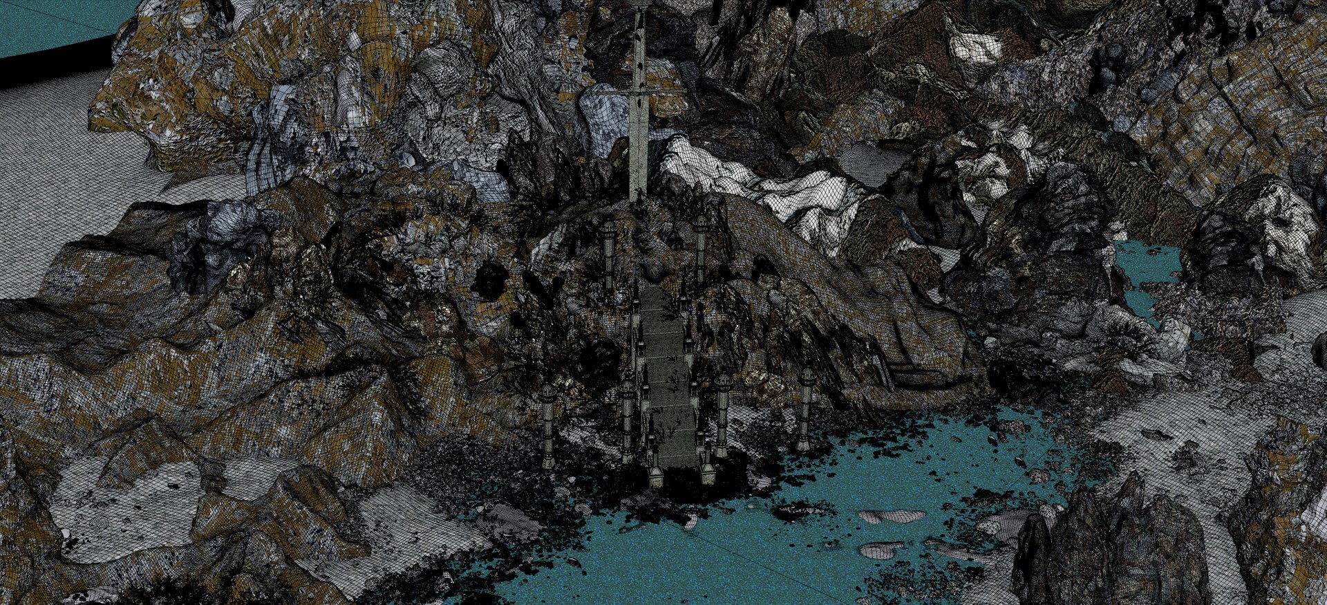 3D Model Winter Sword Temple Environment - TurboSquid 2014283
