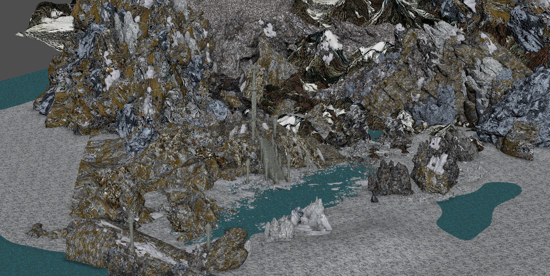 3D Model Winter Sword Temple Environment - TurboSquid 2014283