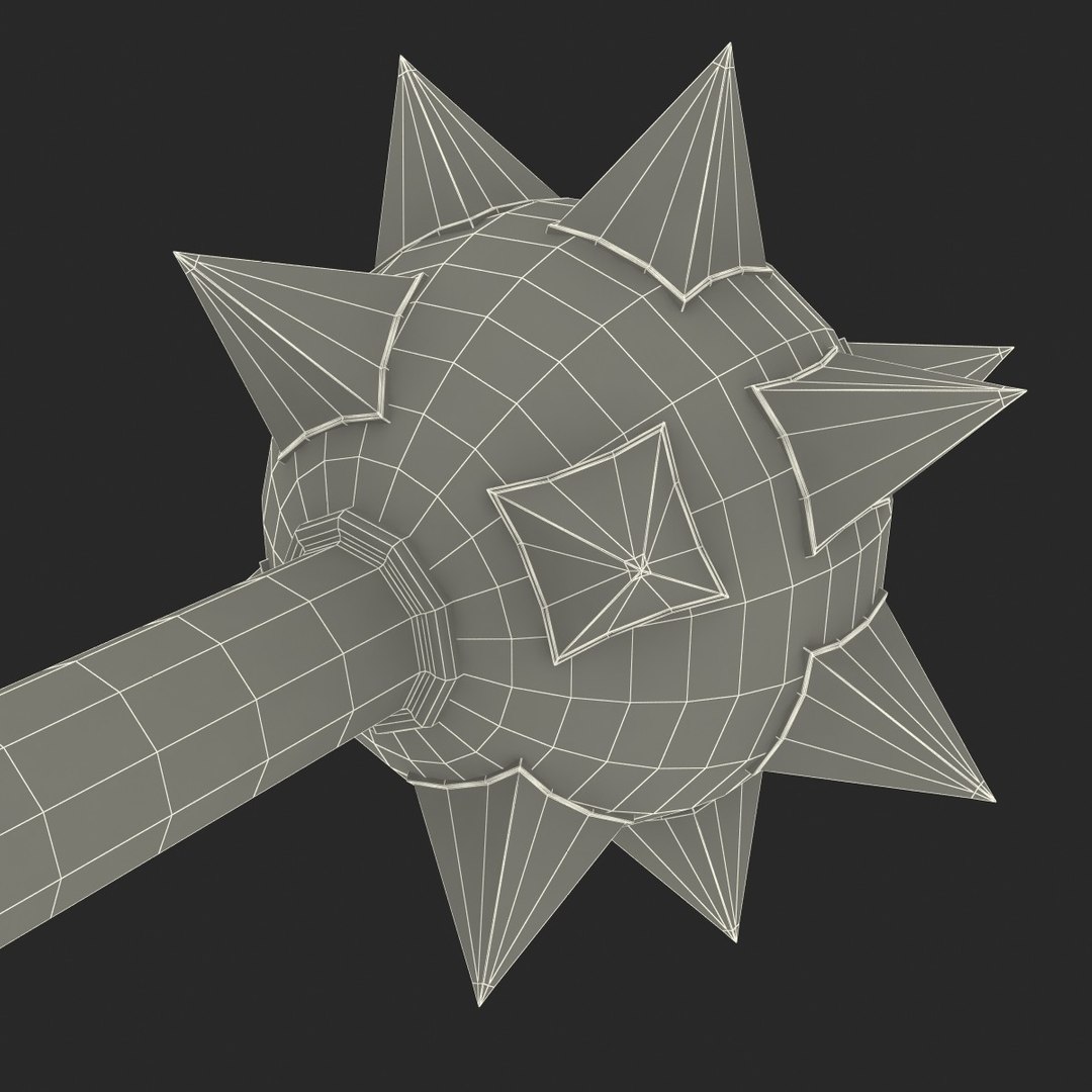 Medieval Mace V4 3d Max