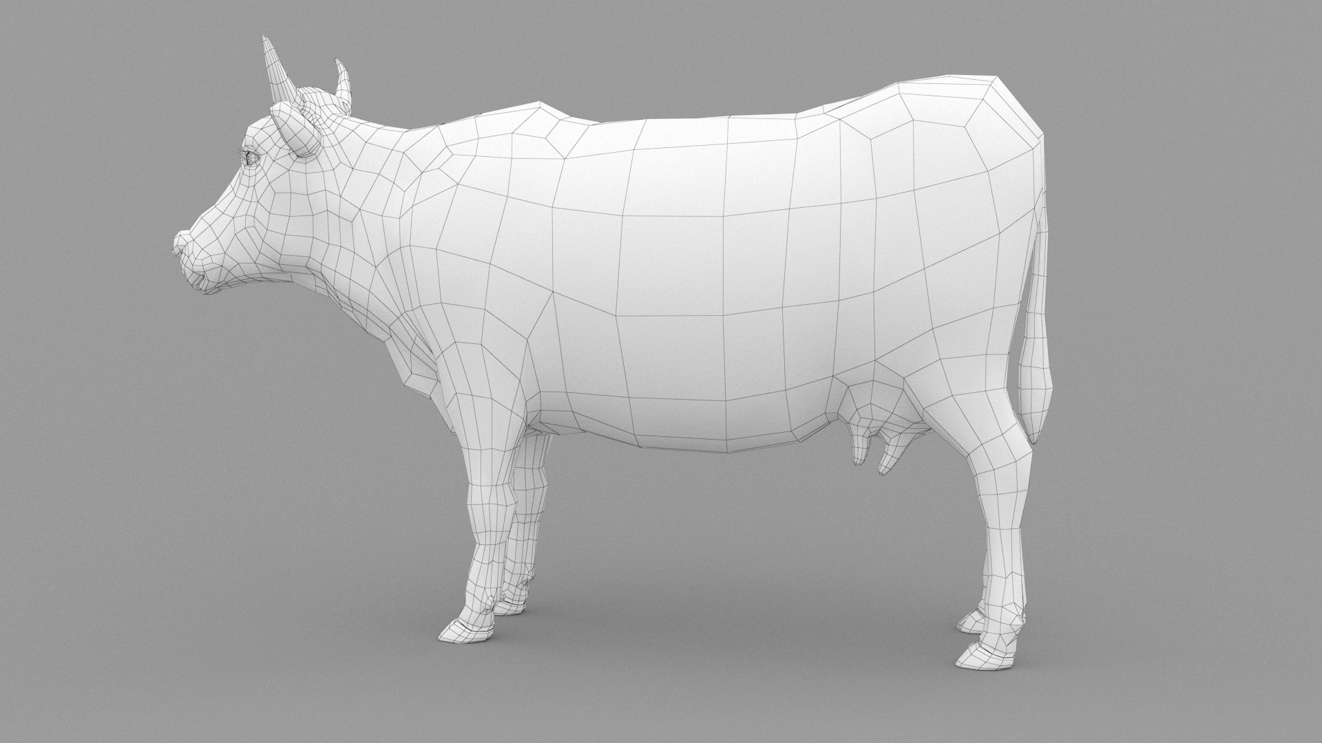 Cow 3D Model - TurboSquid 1618078