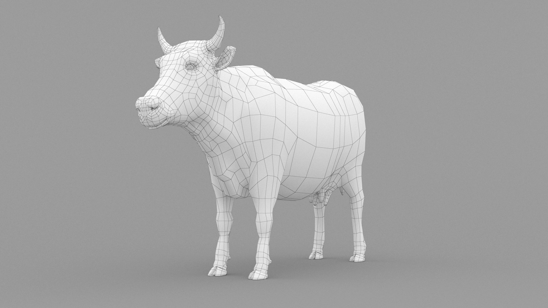 Cow 3D Model - TurboSquid 1618078