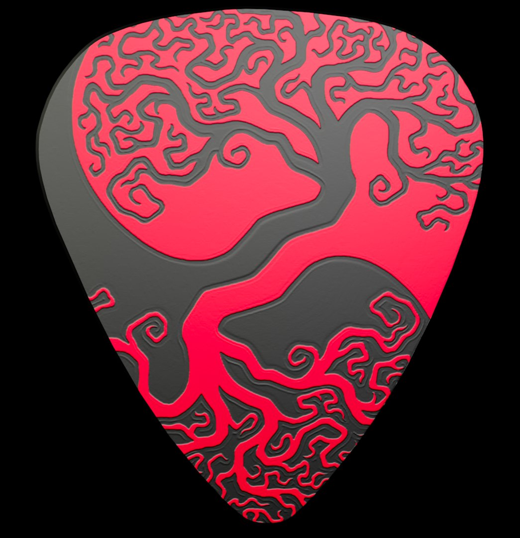 Guitar Pick Model - TurboSquid 1356195