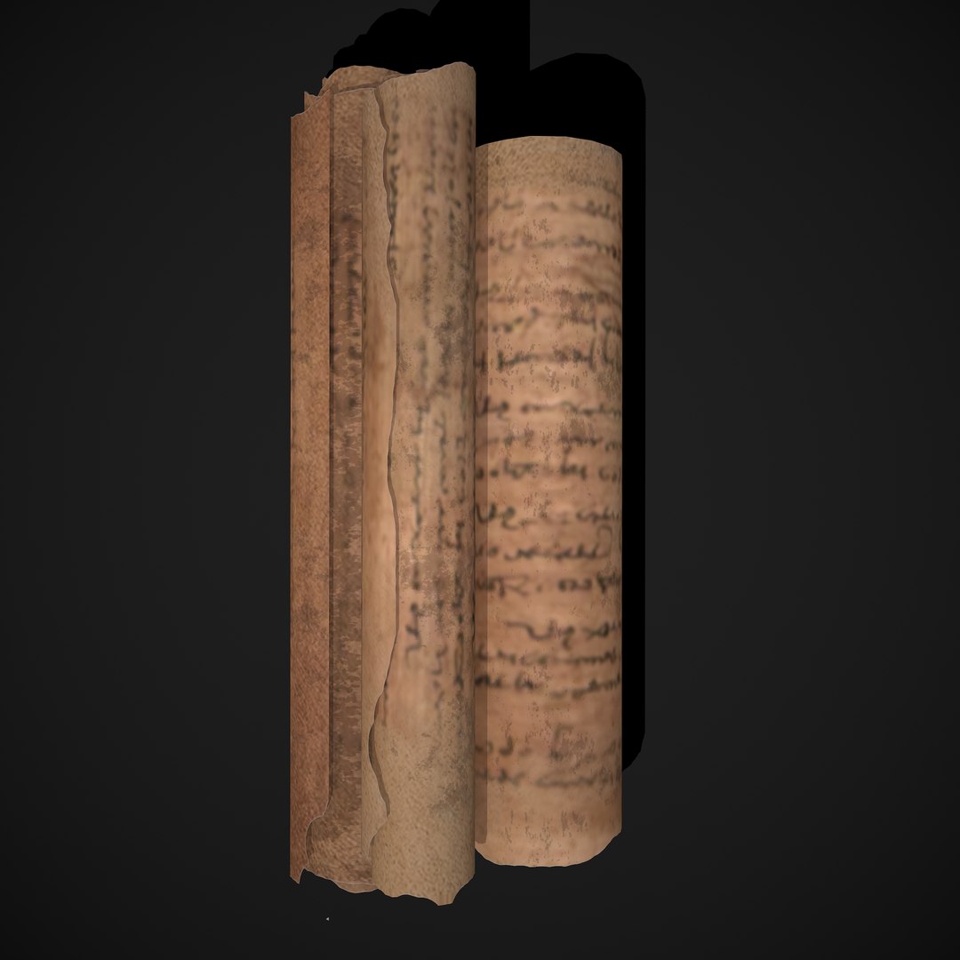 3D Scrolls Three Faded - TurboSquid 1731648