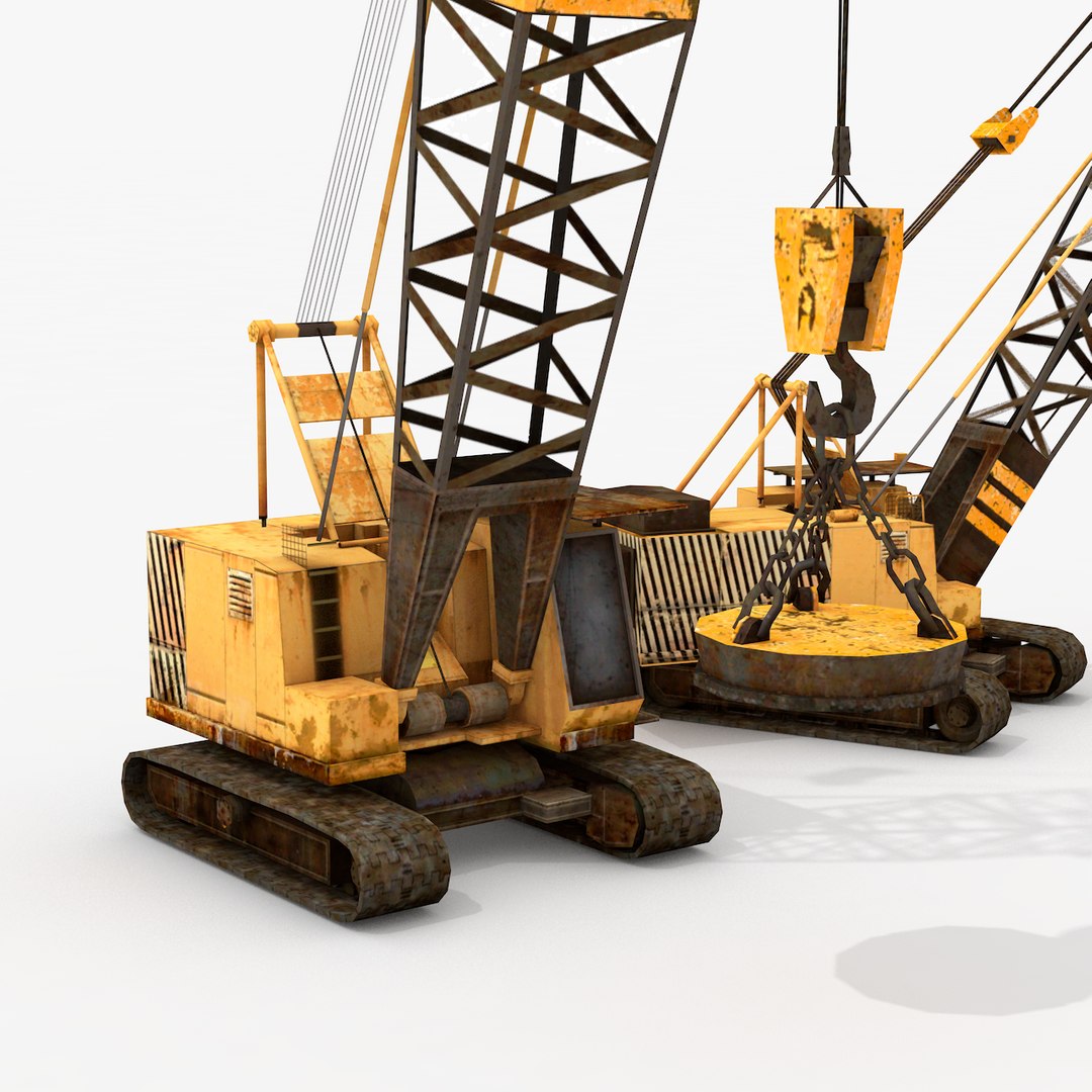 Crawler Cranes 3D Model - TurboSquid 1443202