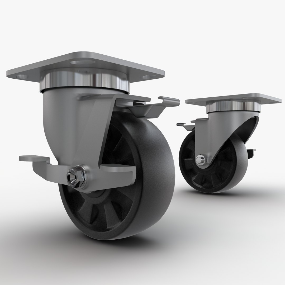 caster wheel 3d model