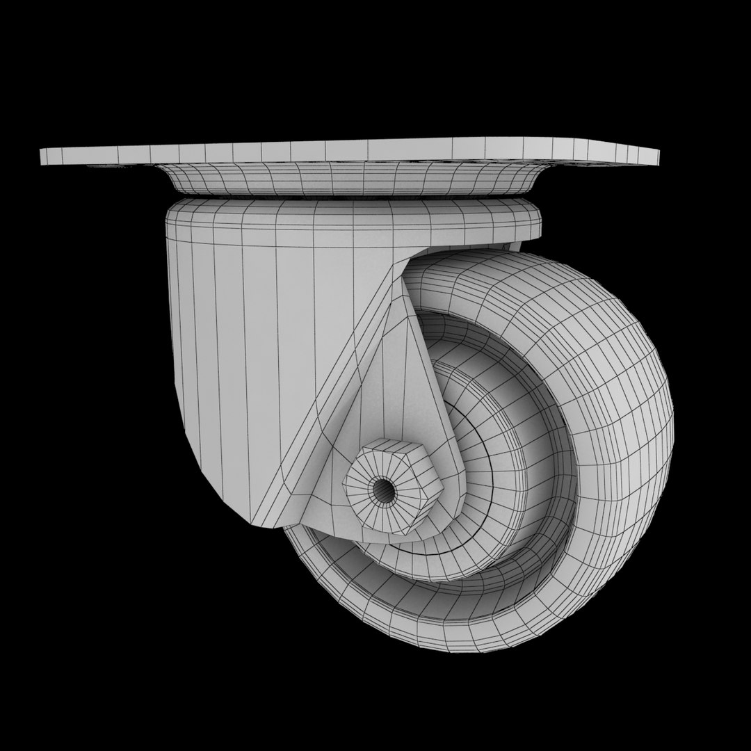 caster wheel 3d model