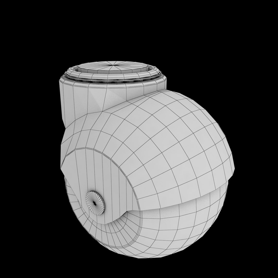caster wheel 3d model