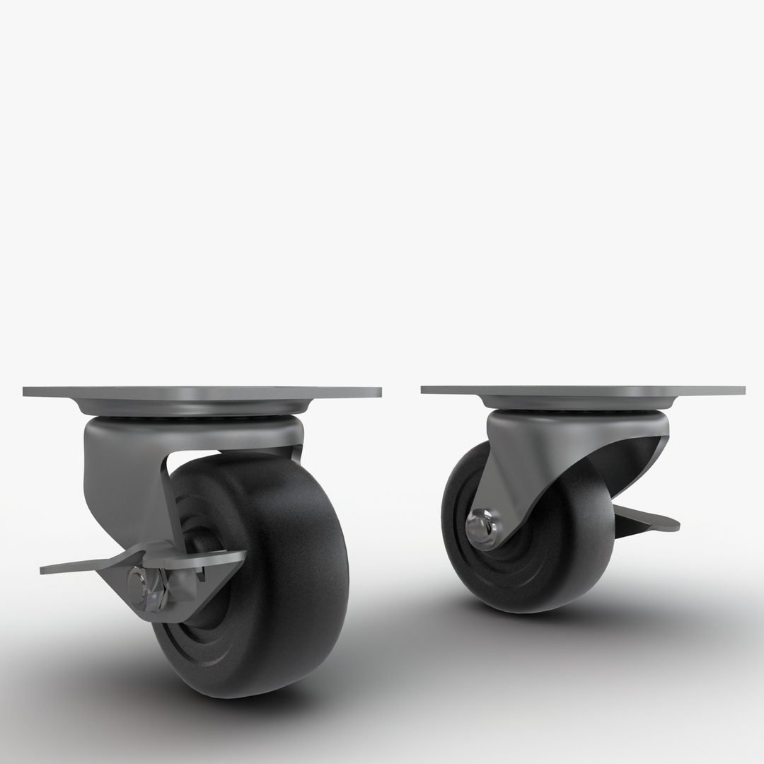 caster wheel 3d model