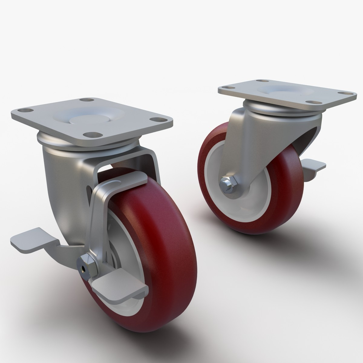 caster wheel 3d model