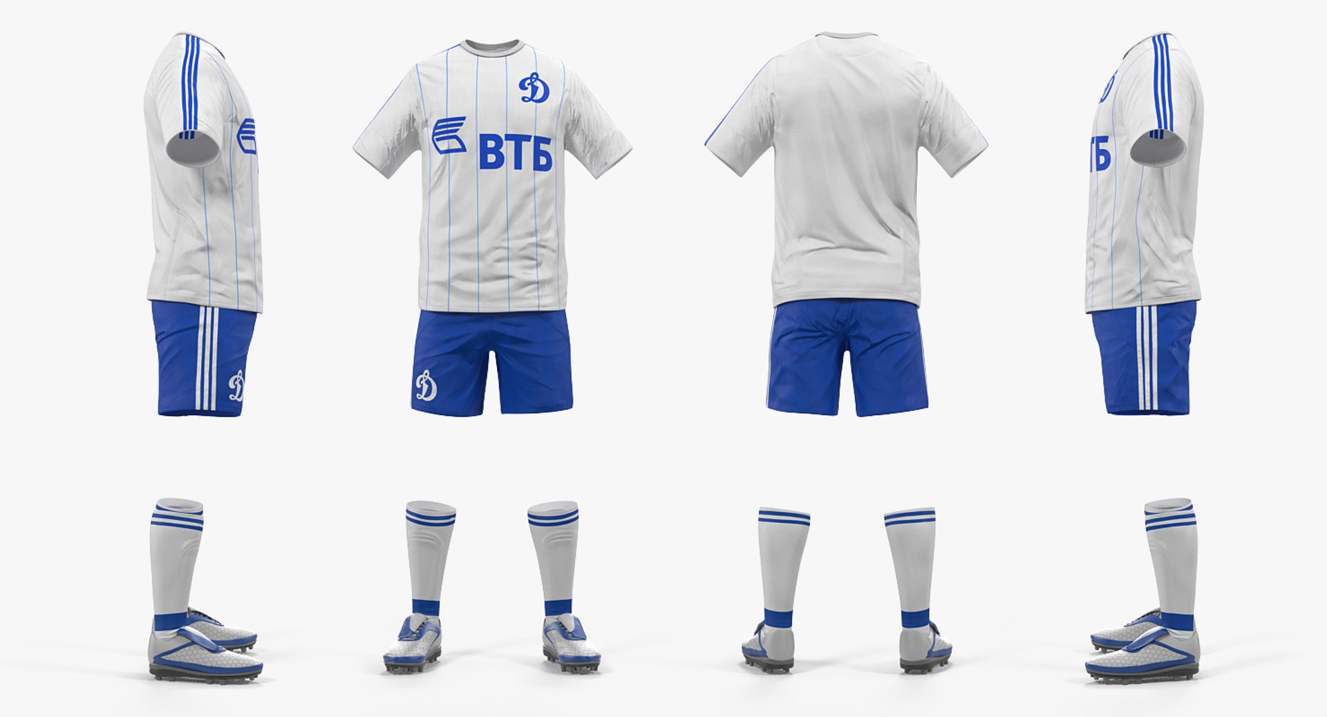 3D soccer uniform dynamo - TurboSquid 1304817