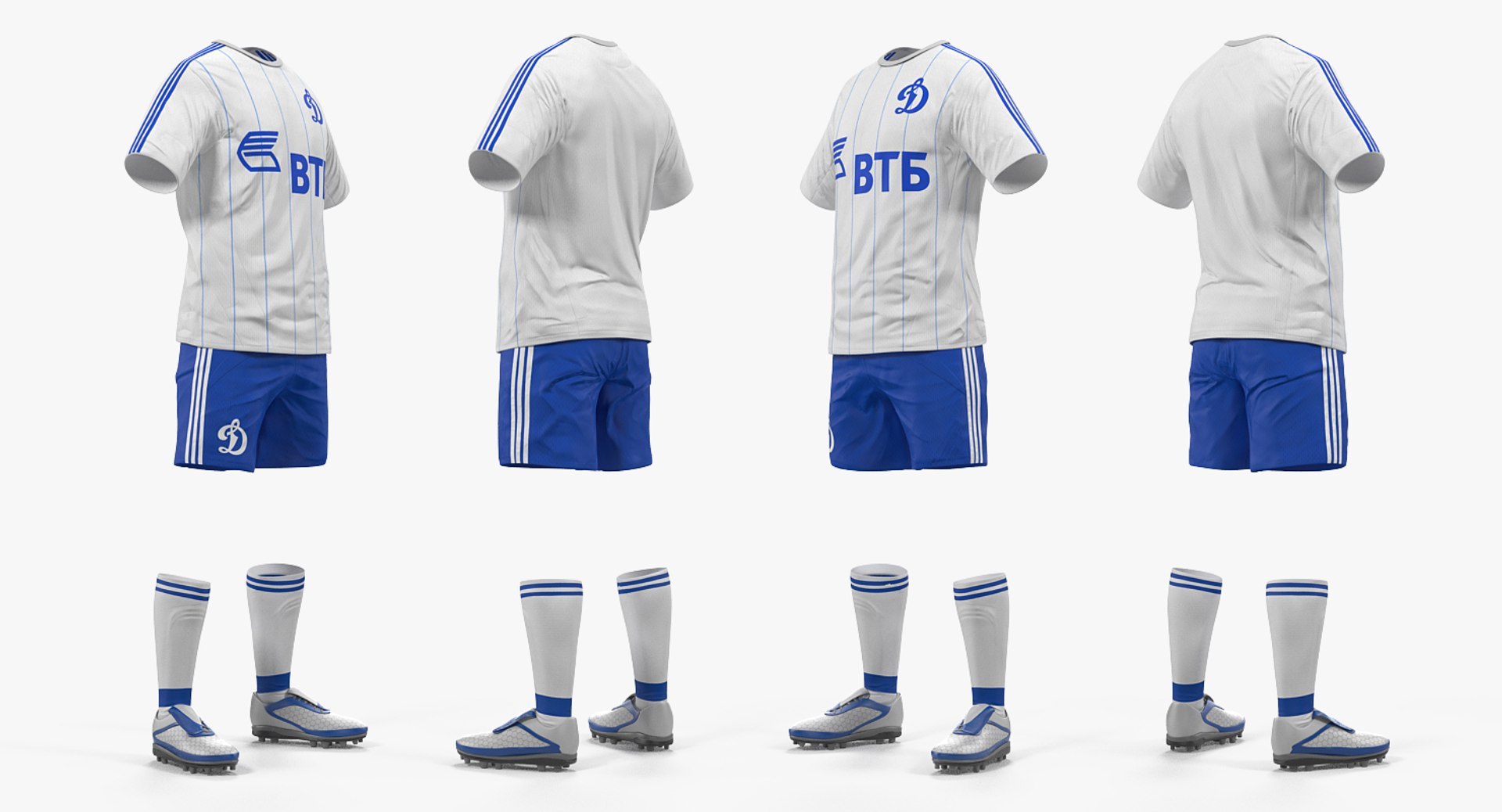 3D soccer uniform dynamo - TurboSquid 1304817