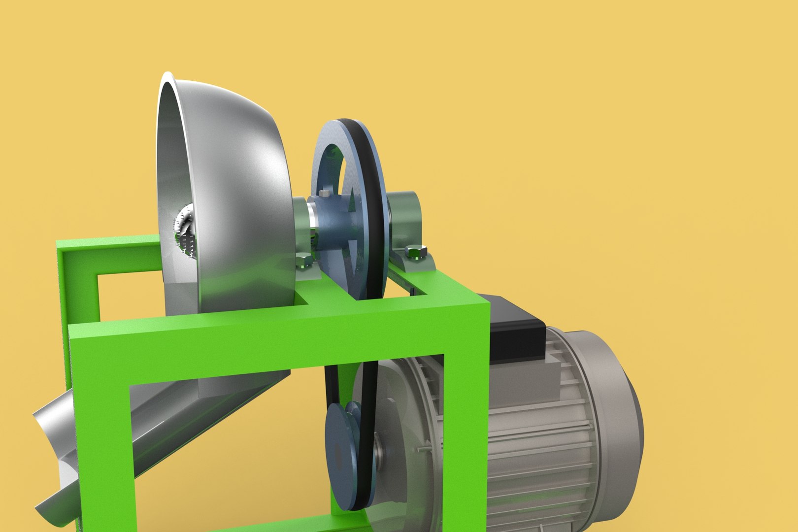 3D AUTOMATIC COCONUT GRATING MACHINE GRATER SCRAPER CHOPPER ...