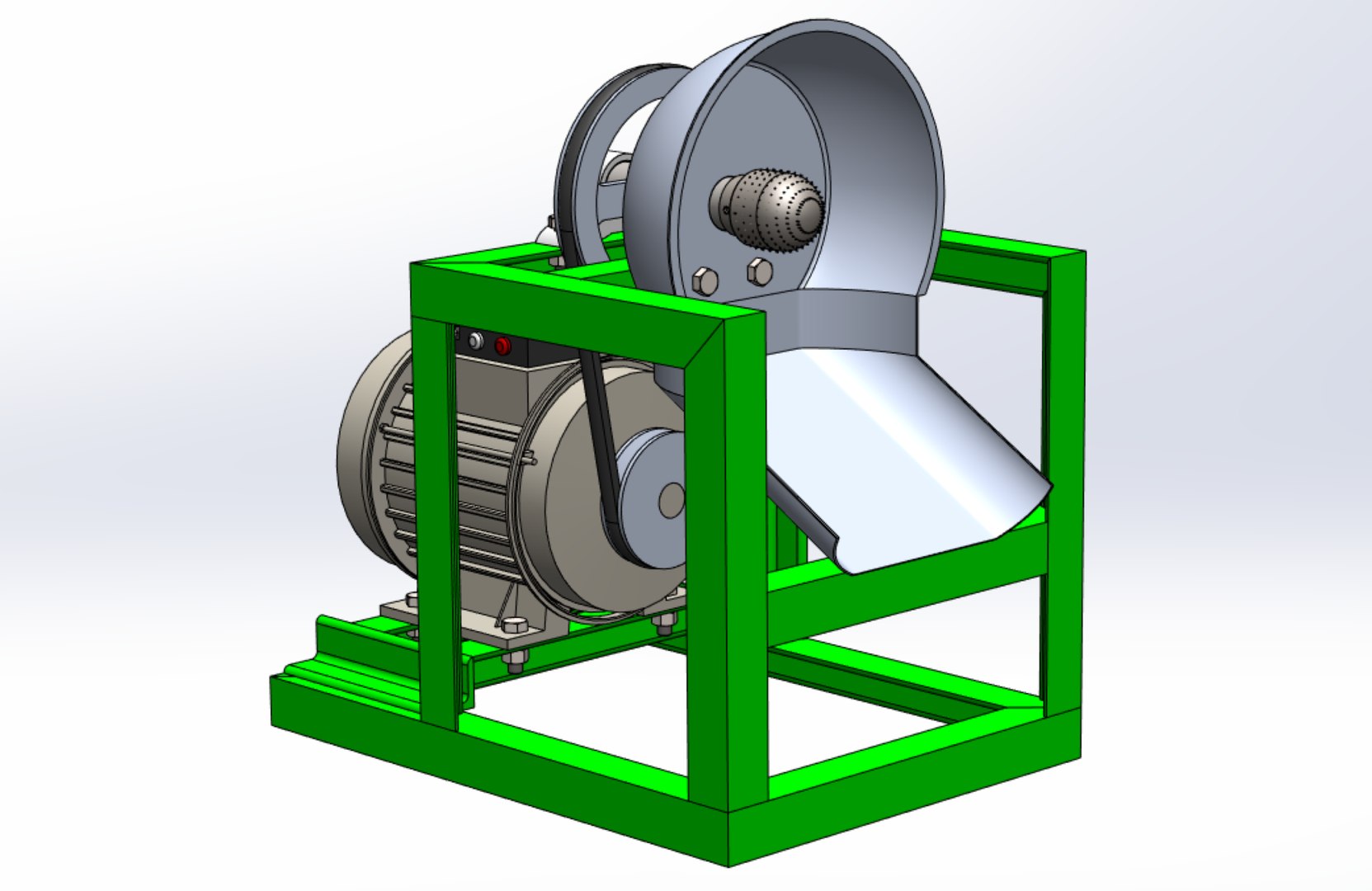 3D AUTOMATIC COCONUT GRATING MACHINE GRATER SCRAPER CHOPPER ...