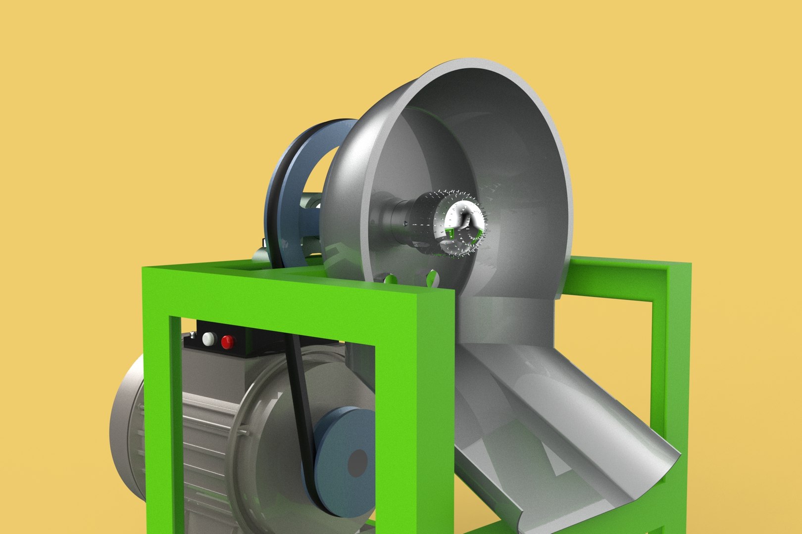 3D AUTOMATIC COCONUT GRATING MACHINE GRATER SCRAPER CHOPPER ...