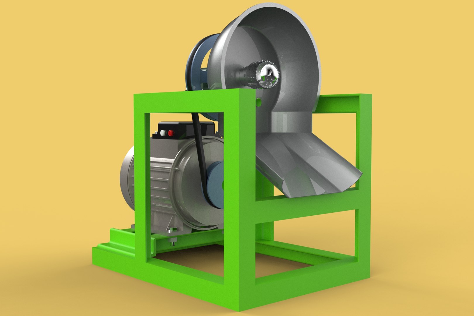 3D AUTOMATIC COCONUT GRATING MACHINE GRATER SCRAPER CHOPPER ...