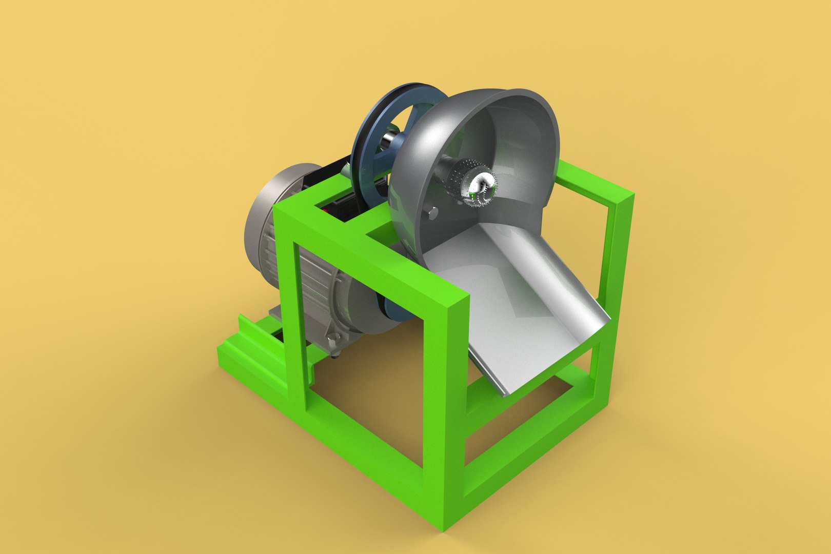 3D AUTOMATIC COCONUT GRATING MACHINE GRATER SCRAPER CHOPPER ...