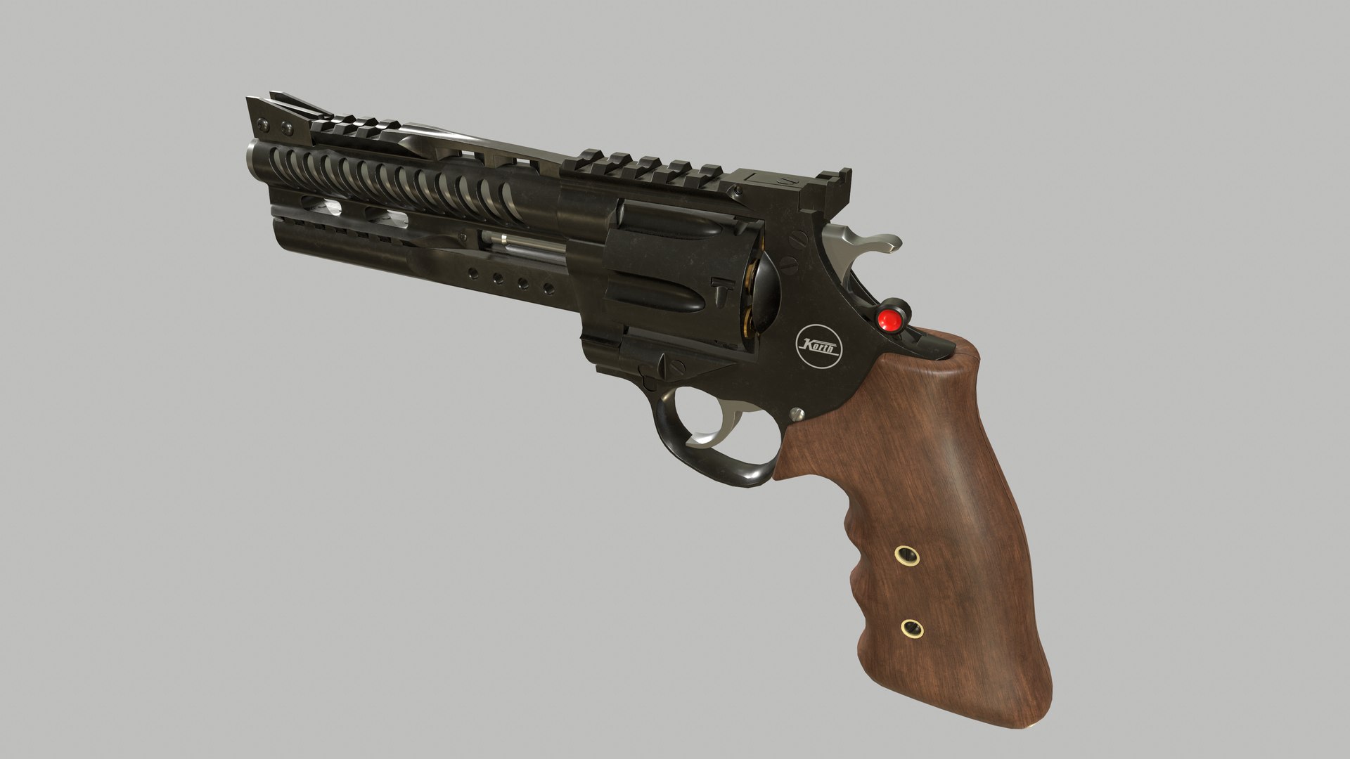 Korth NXR 44 Magnum Revolver 3D - TurboSquid 1728285
