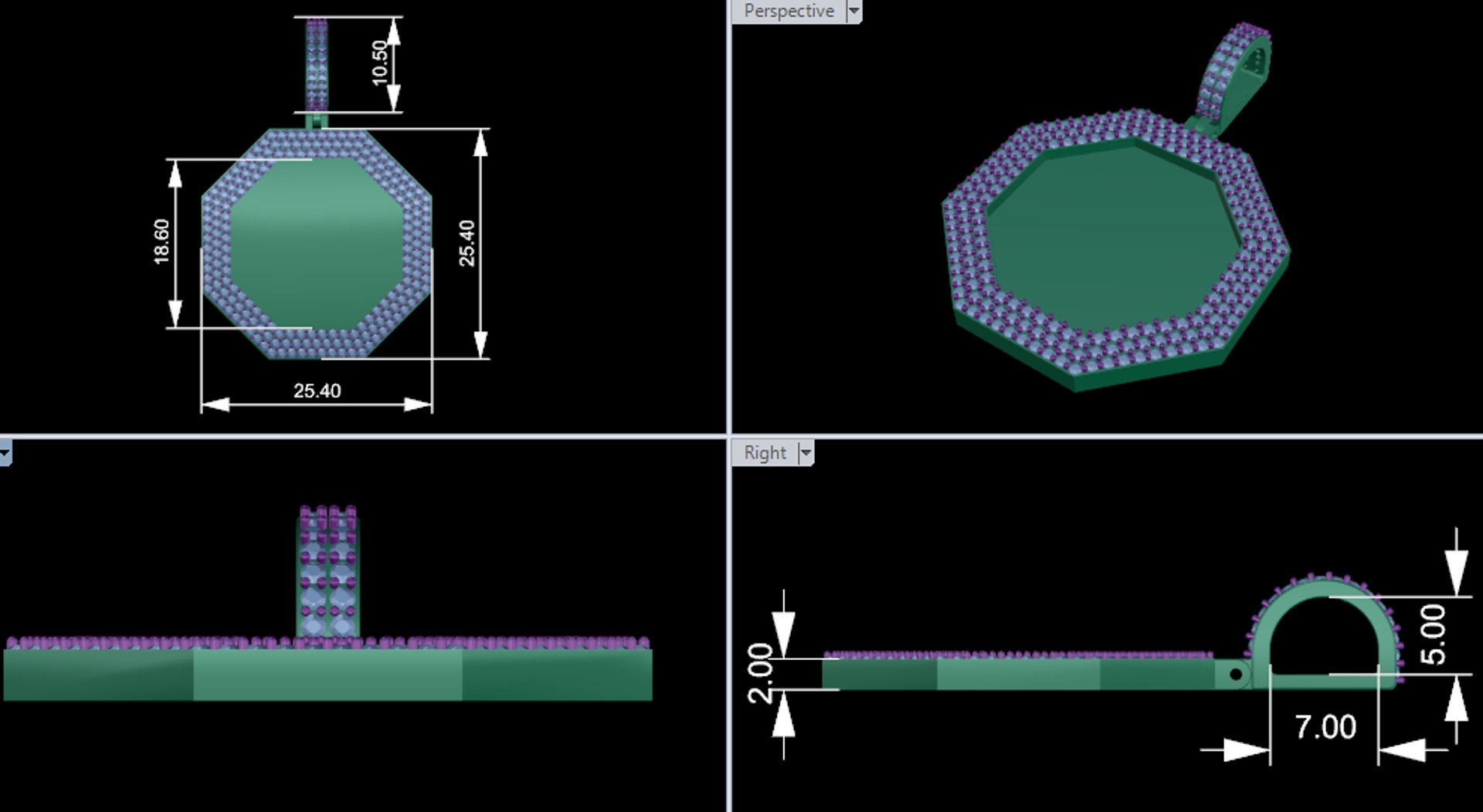 3D Photo Frame Pendant Collection Model - TurboSquid 1990952