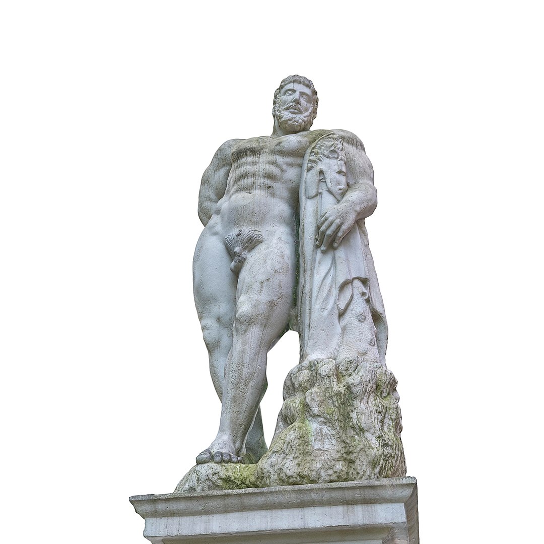 3d scanned hercules 8k model