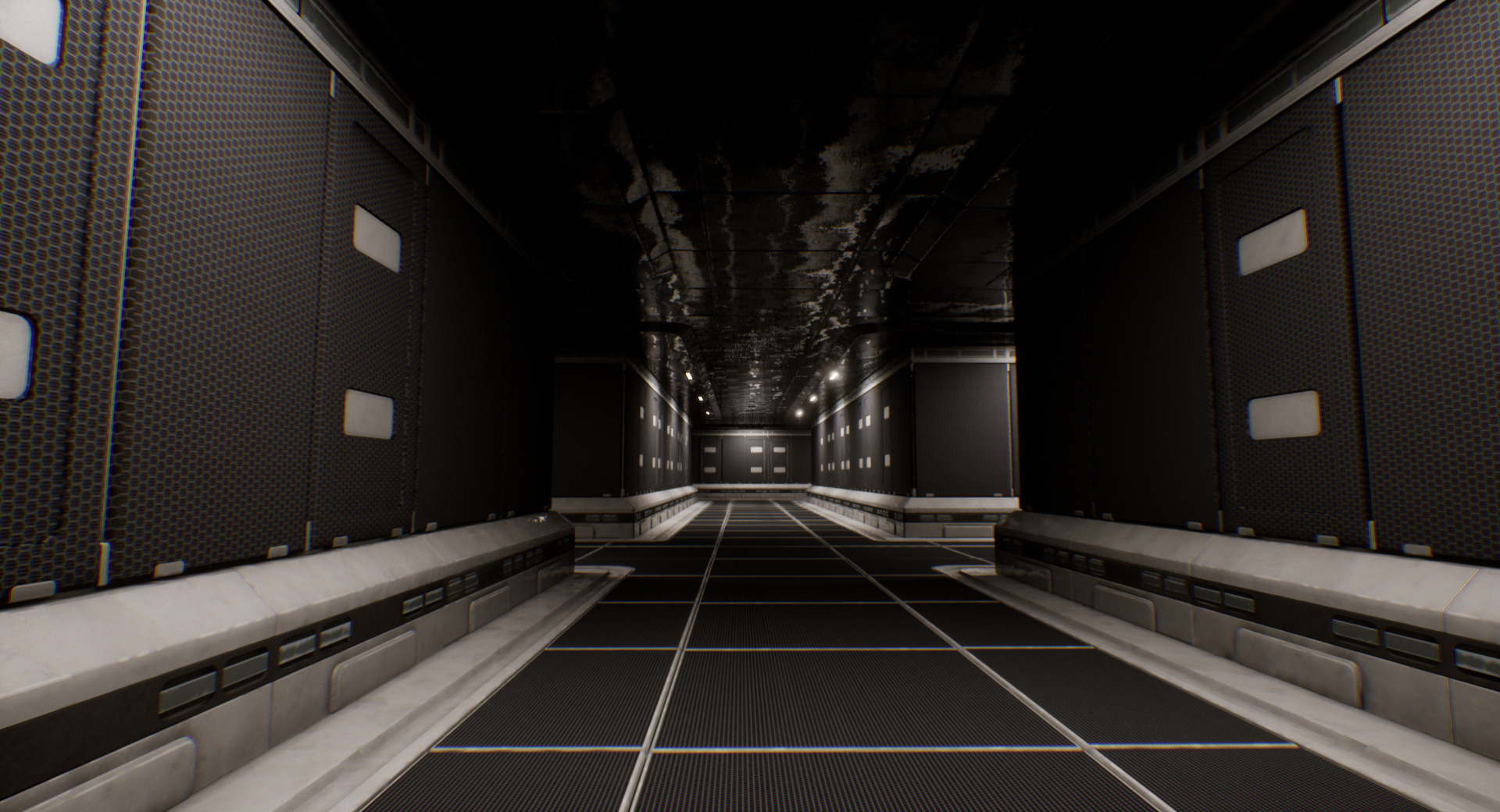 Free sci-fi modular corridor model - TurboSquid 1437233