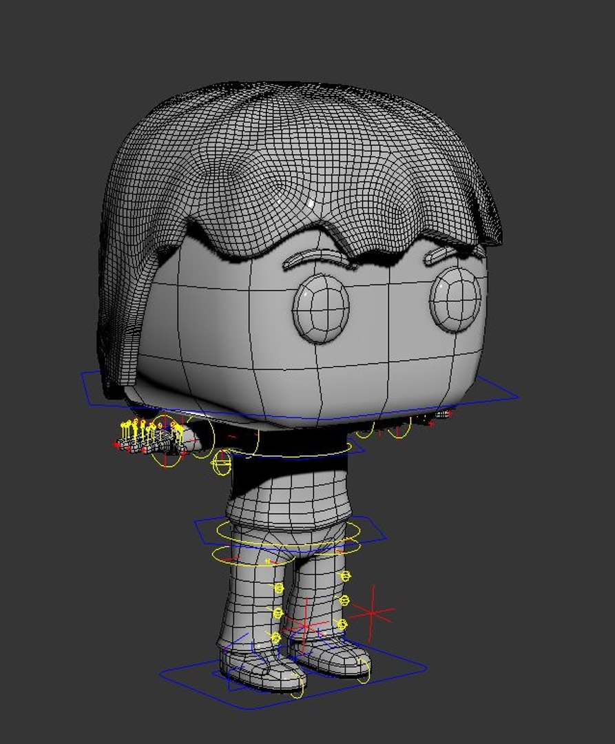 Simple Character Rigged 3D Model - TurboSquid 1439299