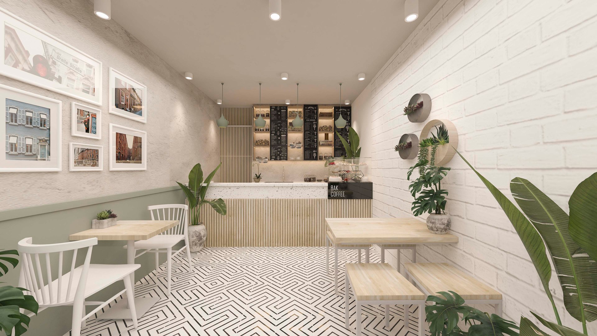 Coffee Shop Cafe 3D Model Model - TurboSquid 2163801