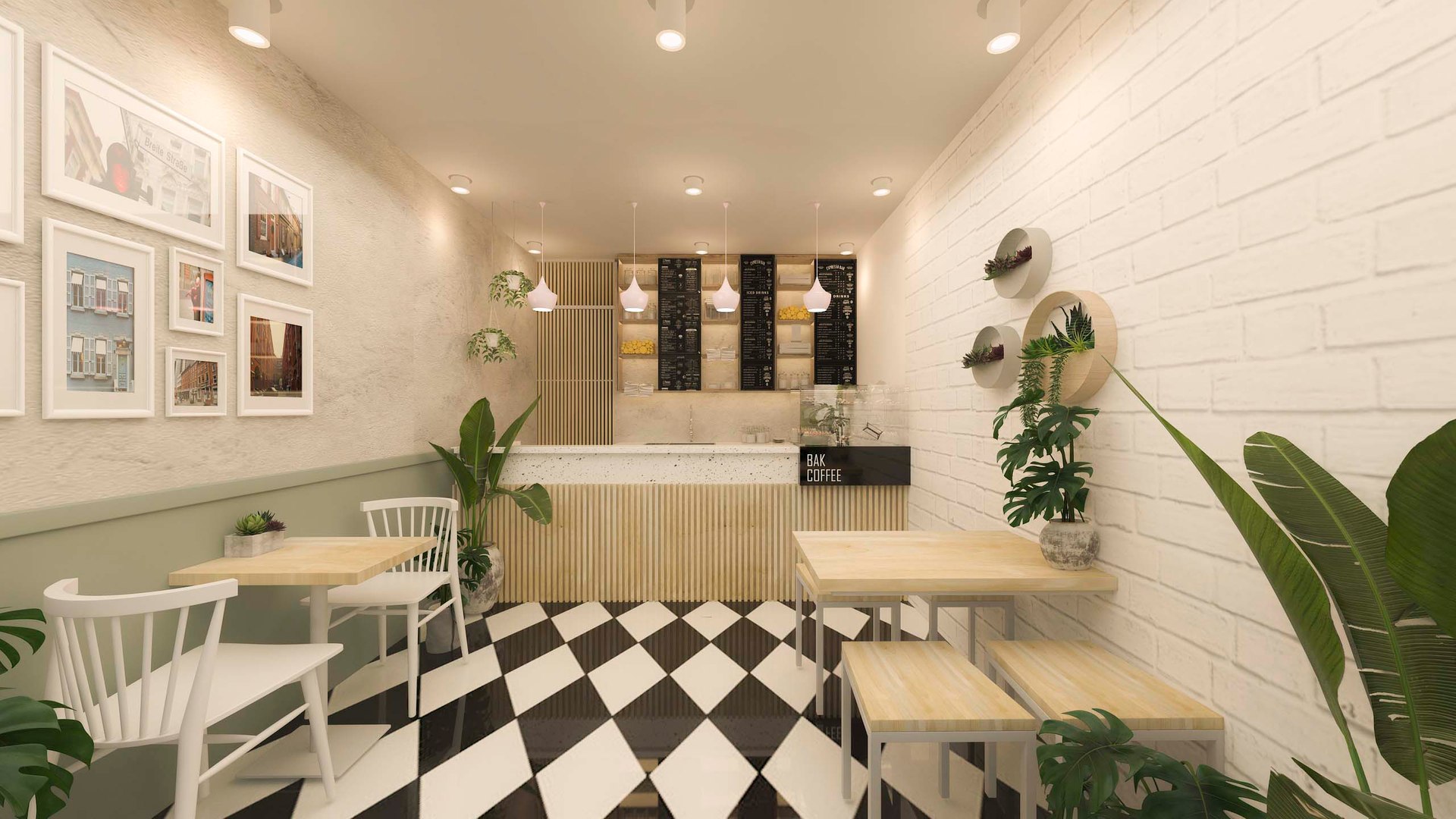 Coffee Shop Cafe 3D Model Model - TurboSquid 2163801