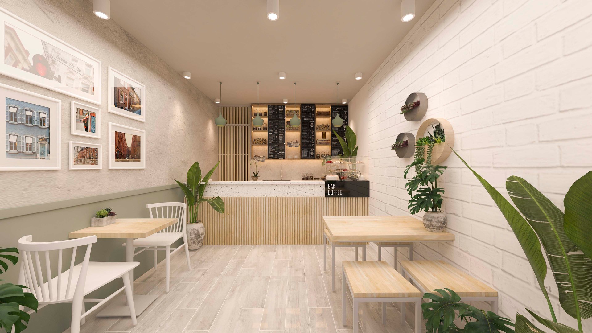 Coffee Shop Cafe 3D Model Model - TurboSquid 2163801