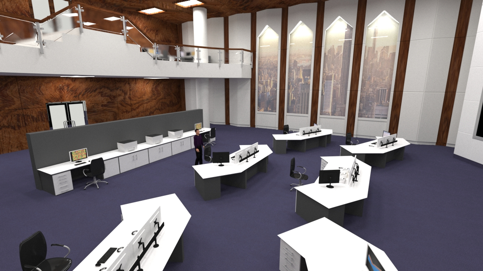 National control center room 3D - TurboSquid 1562910