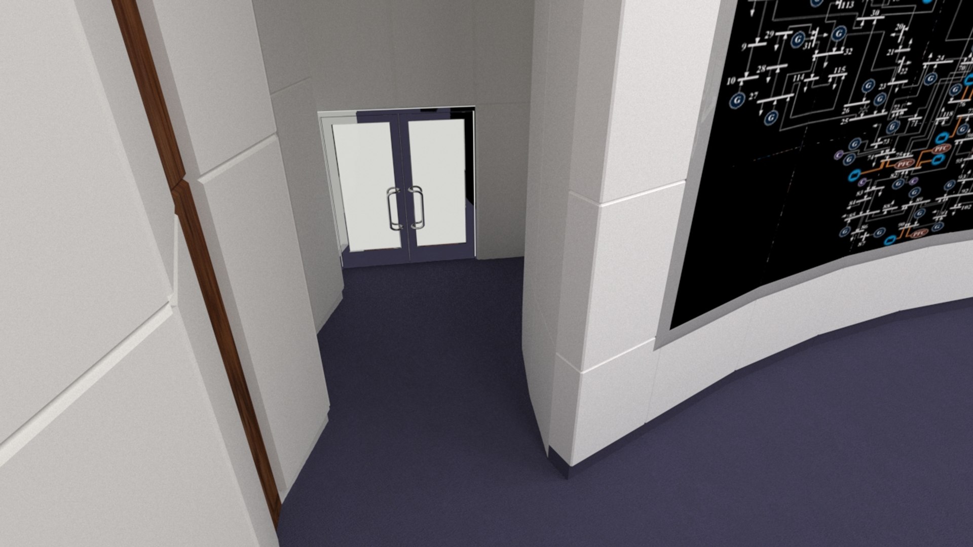 National control center room 3D - TurboSquid 1562910