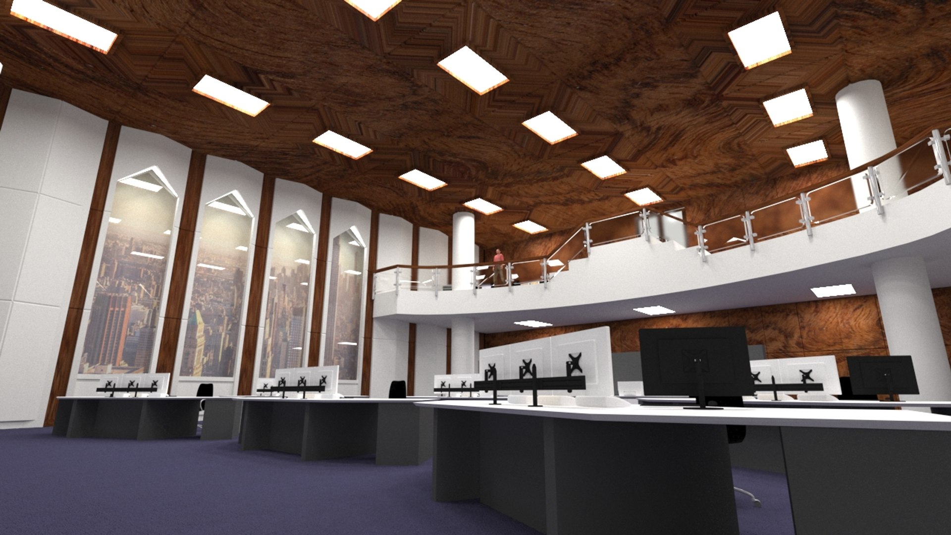 National control center room 3D - TurboSquid 1562910