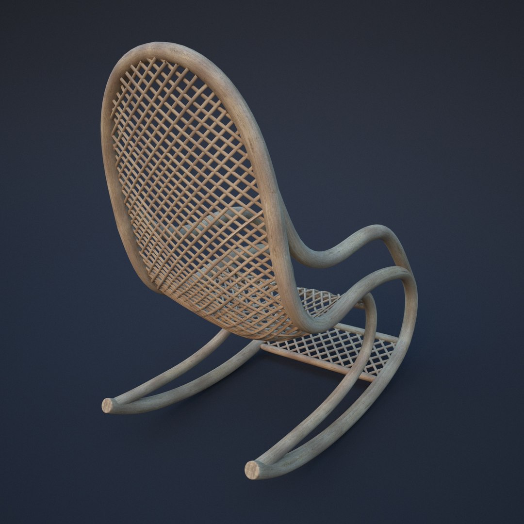 Wicker Chair 3D Model - TurboSquid 1606956