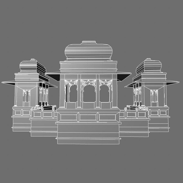3d max temple tomb