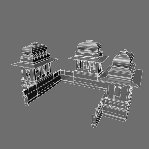 3d max temple tomb