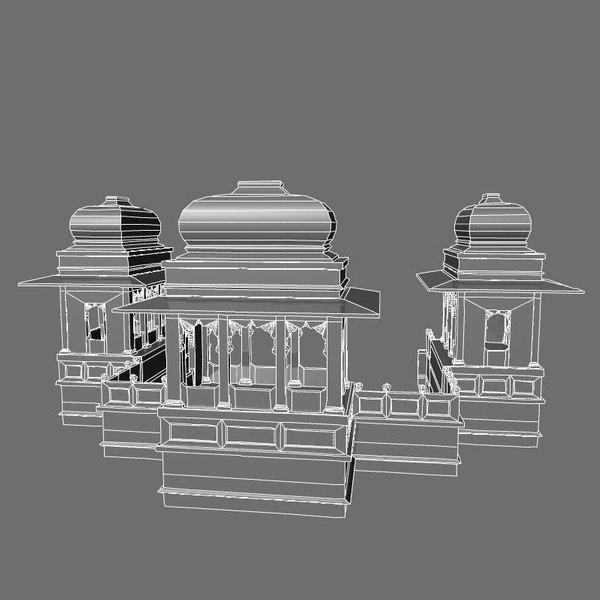 3d max temple tomb