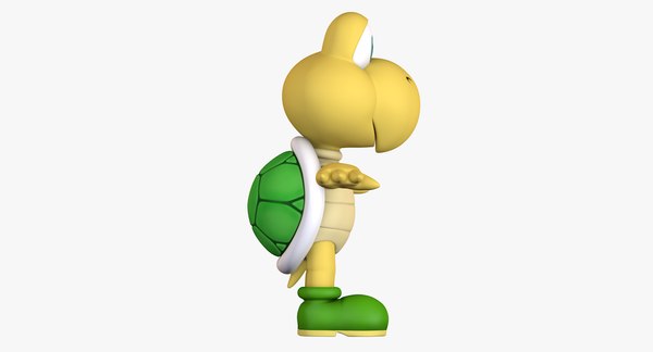 modelo 3d Tortuga Verde Koopa Troopa Super Mario Activos - TurboSquid ...