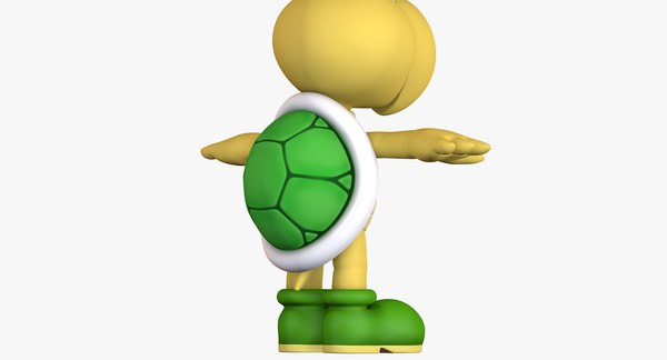 modelo 3d Tortuga Verde Koopa Troopa Super Mario Activos - TurboSquid ...