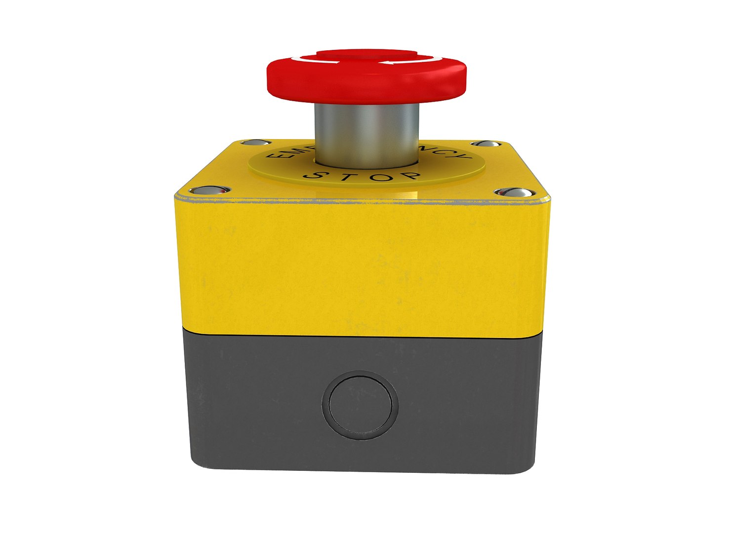 3D Emergency Button - TurboSquid 1514680