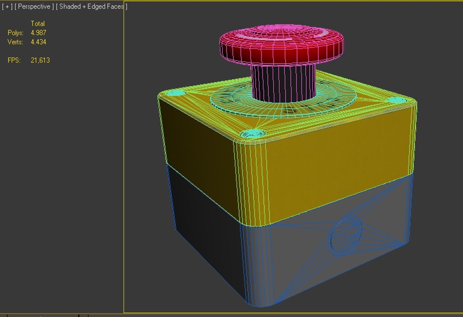 3D Emergency Button - TurboSquid 1514680