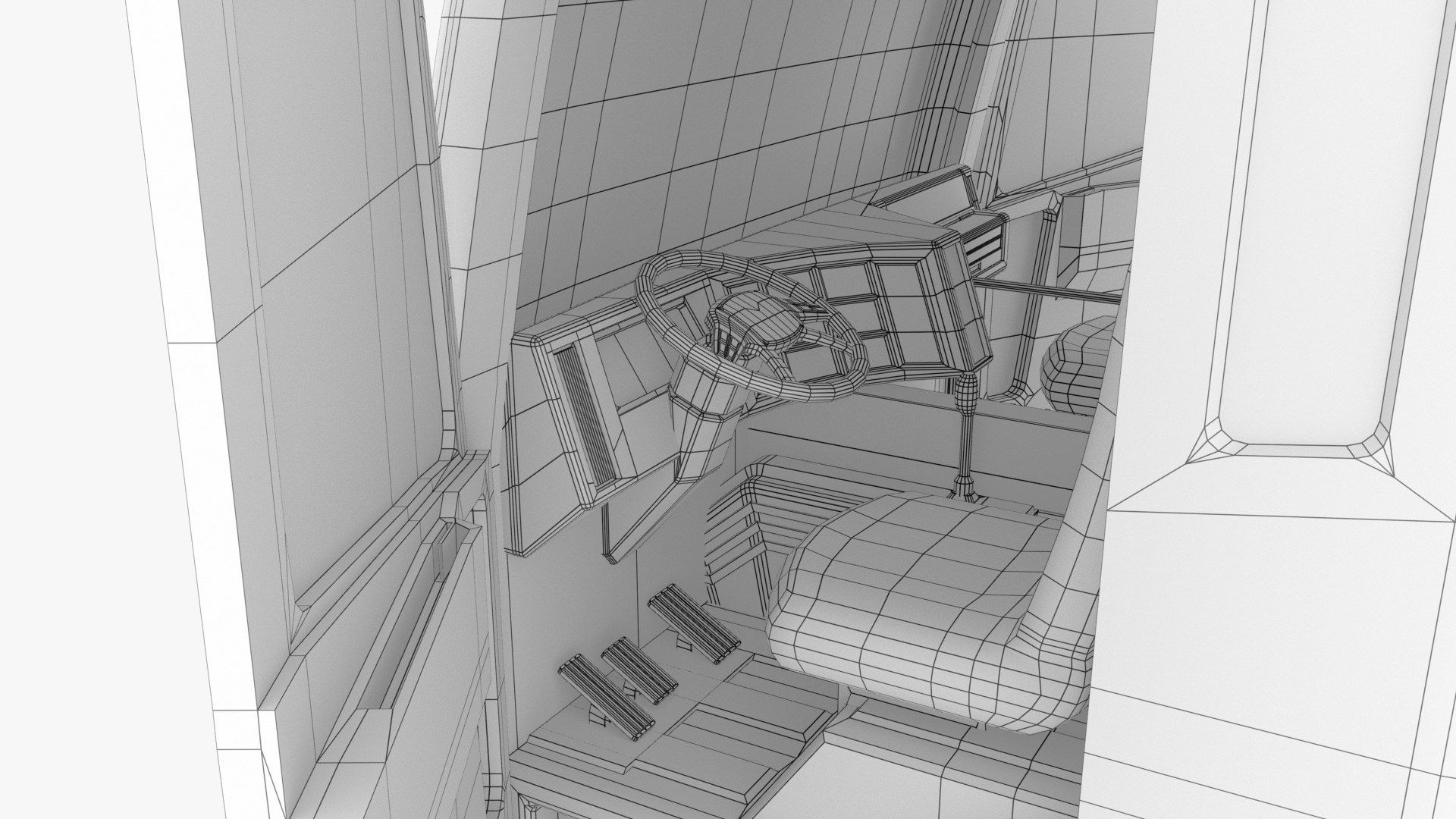 Fire Dept Evacuation Loader Unit 3D Model - TurboSquid 1833592