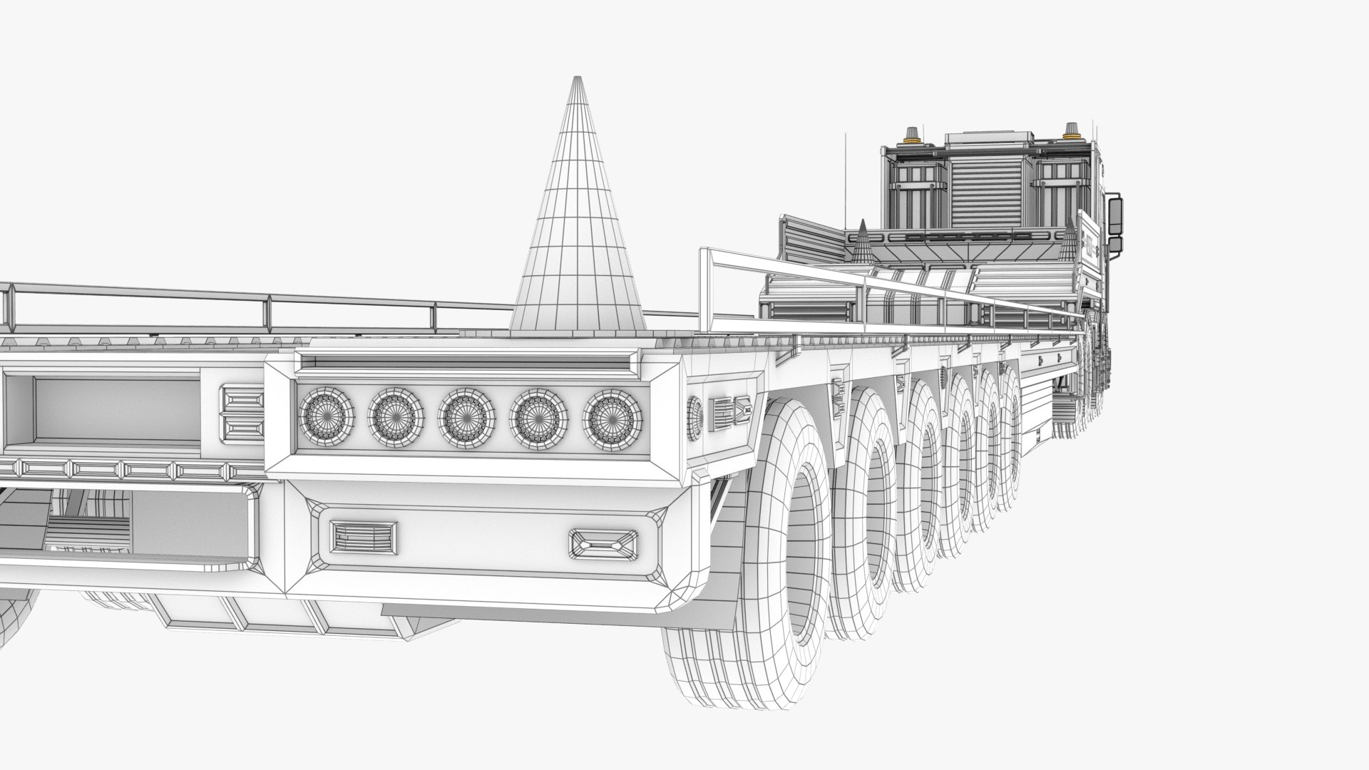 Fire Dept Evacuation Loader Unit 3D Model - TurboSquid 1833592