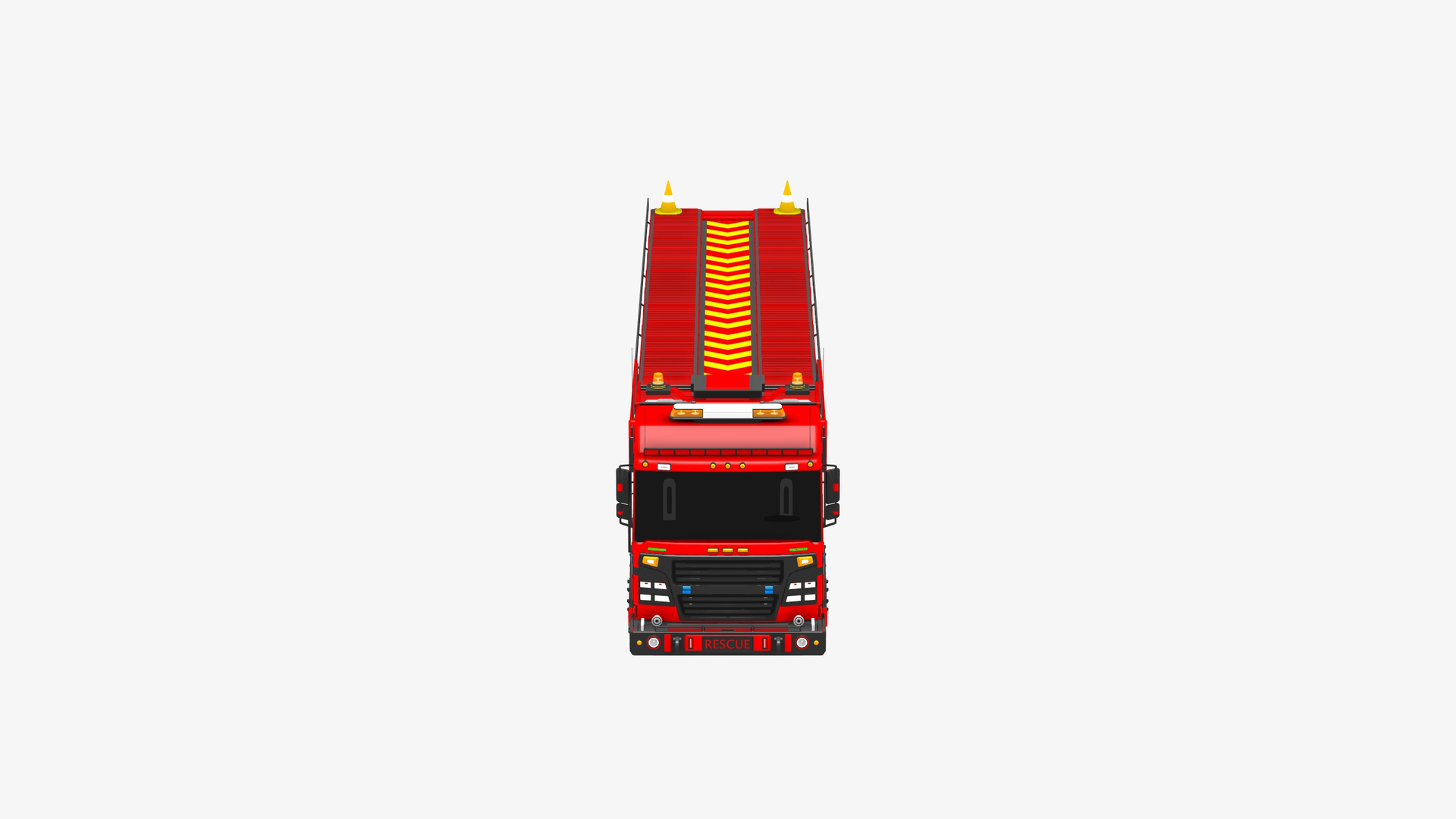 Fire Dept Evacuation Loader Unit 3D Model - TurboSquid 1833592