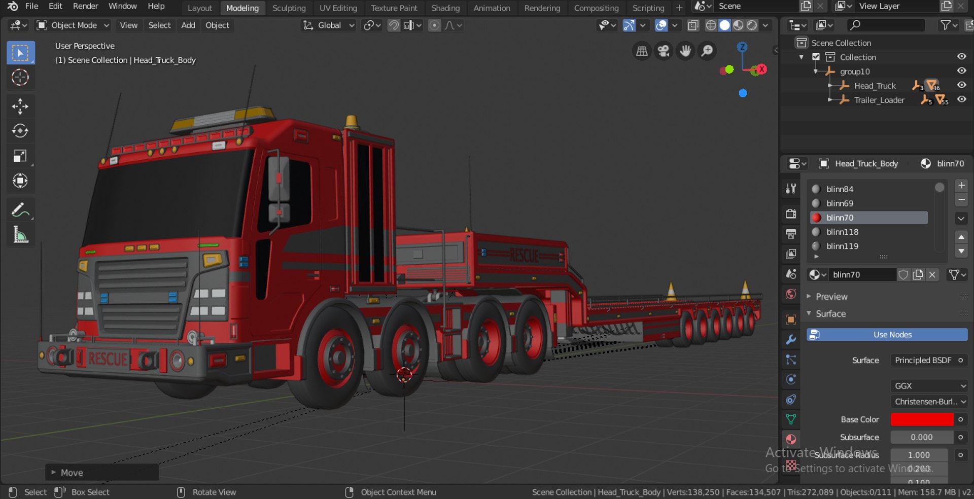 Fire Dept Evacuation Loader Unit 3D Model - TurboSquid 1833592
