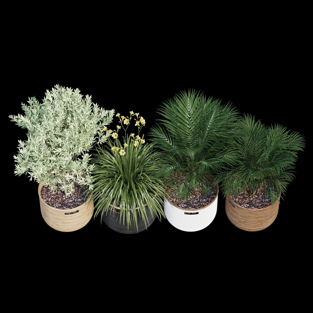Bamboo baskets one 3D model - TurboSquid 1770152