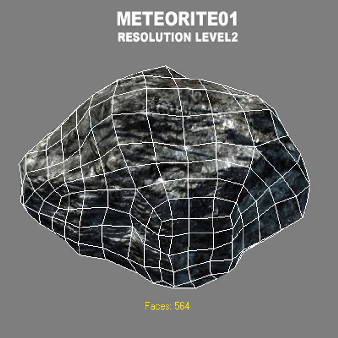 Meteorites Skyboxes 3d Model