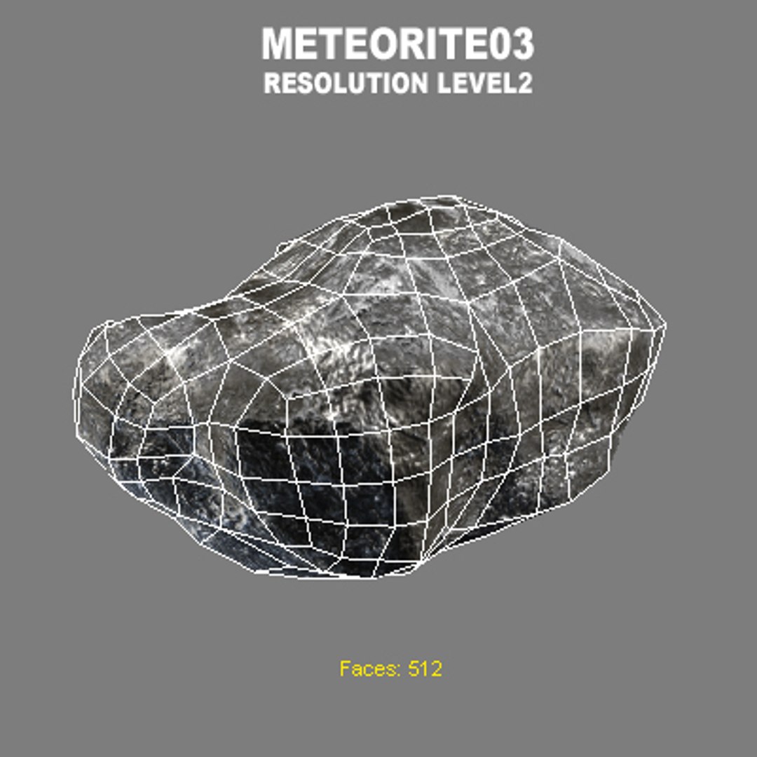 Meteorites Skyboxes 3d Model